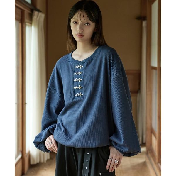 『タイムセール実施中』ZOZO問い合わせ番号:97529679ショップ:Ellno Loset，エルノロゼットブランド:狐独，コドク商品名:ファイヤーフックワッフルロンTカテゴリ:トップス>Tシャツ/カットソーブランド品番:59195...