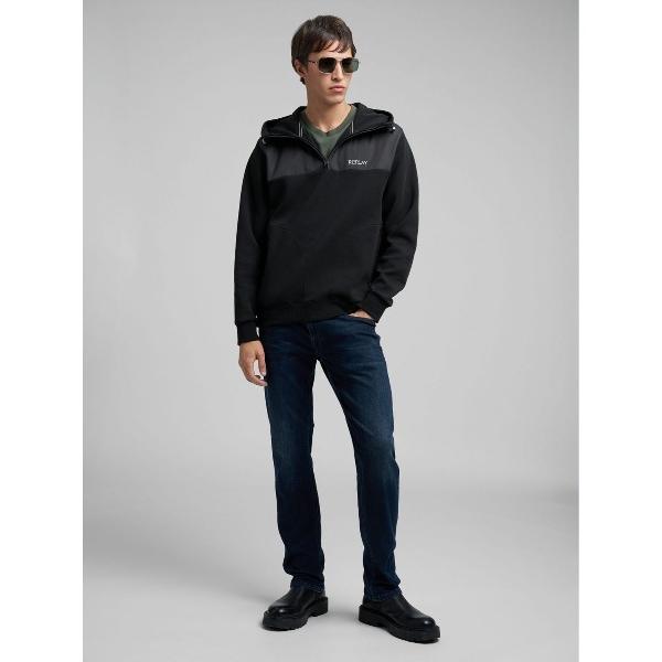 ZOZO問い合わせ番号:97530871ショップ:REPLAY，リプレイブランド:REPLAY，リプレイ商品名:ストレートフィットGROVER Hyper Flex ブルーブラックデニムカテゴリ:パンツ>デニムパンツブランド品番:MA...