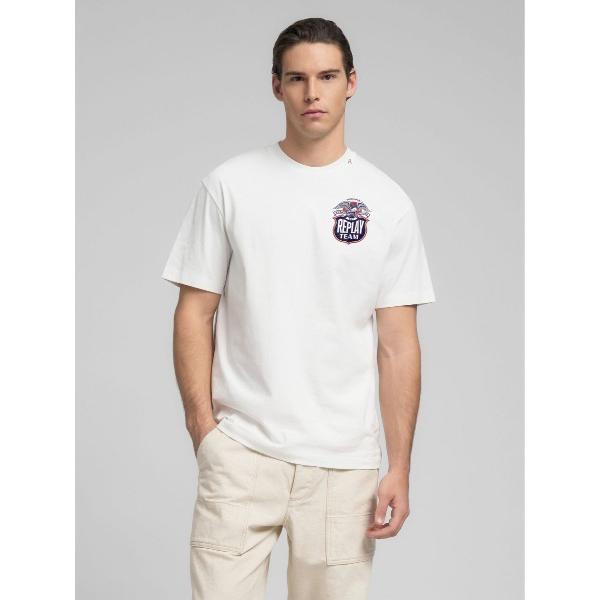 『セール実施中』ZOZO問い合わせ番号:97530995ショップ:REPLAY，リプレイブランド:REPLAY，リプレイ商品名:リラックスフィット ヘビーコットンジャージーグラフィック Tシャツカテゴリ:トップス>Tシャツ/カットソー...