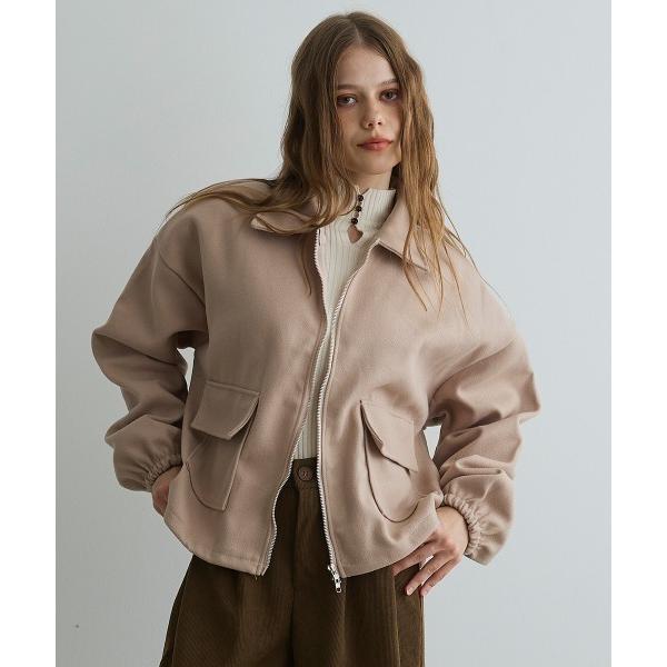 『タイムセール実施中』ZOZO問い合わせ番号:97531116ショップ:Ada.，エイダブランド:Mirette，ミレット商品名:ボリュームスリーブショートブルゾン / Volume Sleeve Short Blousonカテゴリ:ジャケ...