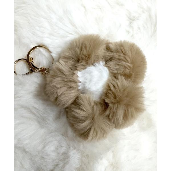 『タイムセール実施中』ZOZO問い合わせ番号:97561668ショップ:Ada.，エイダブランド:shoppinggo，ショッピングゴー商品名:ファーチャーム はな ふわふわ キーホルダー バッグチャーム キーリングカテゴリ:アクセサリー&...