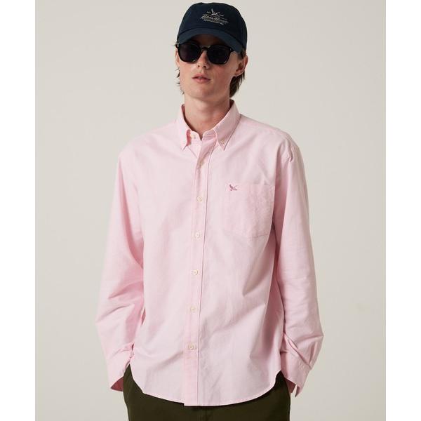 ZOZO問い合わせ番号:97562386ショップ:Eddie Bauer，エディーバウアーブランド:Eddie Bauer，エディーバウアー商品名:オックスフォード 刺繍 ボタンダウンシャツカテゴリ:トップス>シャツ/ブラウスブランド...