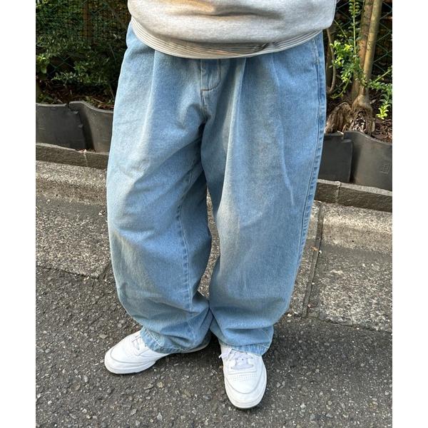 『タイムセール実施中』ZOZO問い合わせ番号:97562619ショップ:BROKEN BASE，ブロークンベースブランド:BROKEN BASE，ブロークンベース商品名:Two-Tuck Wide Denimカテゴリ:パンツ>デニムパ...