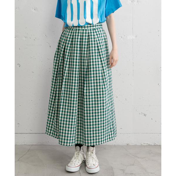 『セール実施中』ZOZO問い合わせ番号:97562678ショップ:COO ONLINE，クーオンラインブランド:POU DOU DOU，プードゥドゥ商品名:ギンガムチェックタックスカートカテゴリ:スカート>スカートブランド品番:251...
