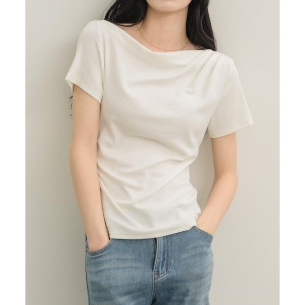 ZOZO問い合わせ番号:97562754ショップ:euphoria，ユーフォリアブランド:NEUNA，ヌナ商品名:【口コミ評価★ALL５】ワンショルハーフスリーブトップスカテゴリ:トップス>Tシャツ/カットソーブランド品番:30125...