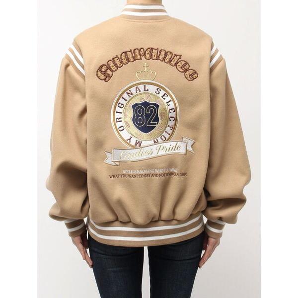 『セール実施中』ZOZO問い合わせ番号:97563098ショップ:GYDA，ジェイダブランド:GYDA，ジェイダ商品名:BACK embroidaryジャケットカテゴリ:ジャケット/アウター>スタジャンブランド品番:072550131...