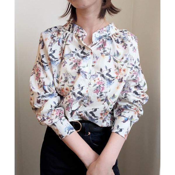 『セール実施中』ZOZO問い合わせ番号:97563225ショップ:Histoire，イストワールブランド:styiro，スタイロ，histoire，イストワール商品名:ボタニカル柄秋シャツブラウスカテゴリ:トップス>シャツ/ブラウスブ...