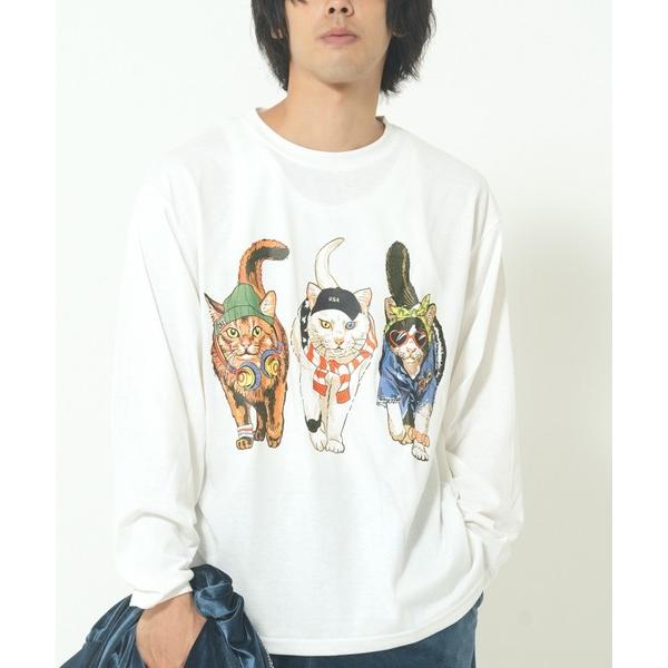 ZOZO問い合わせ番号:97563450ショップ:go slow caravan，ゴースローキャラバンブランド:CORISCO，コリスコ，go slow caravan，ゴースローキャラバン商品名:アニマル柄ロンTEE(M1)カテゴリ:トッ...