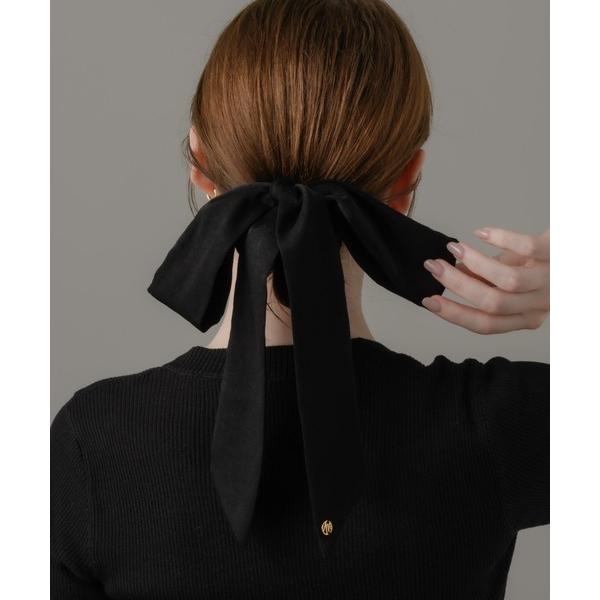 ZOZO問い合わせ番号:97563518ショップ:euphoria，ユーフォリアブランド:muku，ムク商品名:CHOUCHOU/Ribbonカテゴリ:ヘアアクセサリー>シュシュブランド品番:302254-106-005カラー:ブラッ...