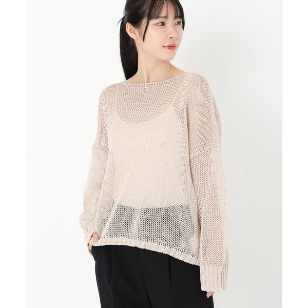 『セール実施中』ZOZO問い合わせ番号:97563641ショップ:STRAWBERRY-FIELDS，ストロベリーフィールズブランド:STRAWBERRY-FIELDS，ストロベリーフィールズ商品名:ストローヤーン_ストローヤーンプルオーバ...