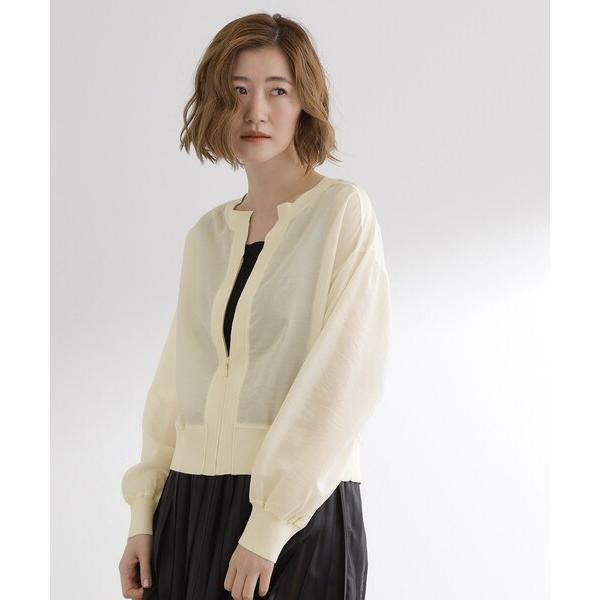 『タイムセール実施中』ZOZO問い合わせ番号:97563673ショップ:grove，グローブブランド:grove，グローブ商品名:軽やかに秋先取り　ブルゾン感覚で着られるカーディガンカテゴリ:ジャケット/アウター>ブルゾンブランド品番...