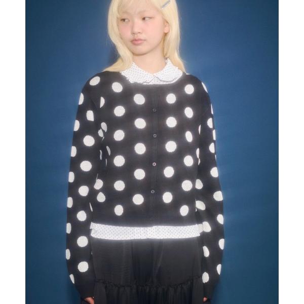 『タイムセール実施中』ZOZO問い合わせ番号:97565089ショップ:IF Div.，アイエフディビジョンブランド:FEKETE，フェケテ商品名:dots ＆ stars cardigan / ドット・星柄カーディガンカテゴリ:トップス&...