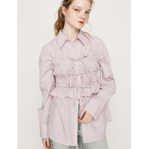 『タイムセール実施中』ZOZO問い合わせ番号:97594399ショップ:SLY，スライブランド:SLY，スライ商品名:BUSTIER LAYRED SH ビスチェ レイヤード シャツ 秋服カテゴリ:トップス>シャツ/ブラウスブランド品...