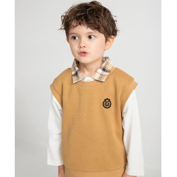 ZOZO問い合わせ番号:97594739ショップ:branshes，ブランシェスブランド:branshes，ブランシェス商品名:【おそろい】ニットソーベストカテゴリ:トップス>ベストブランド品番:11-5302-360素材:本体：綿7...