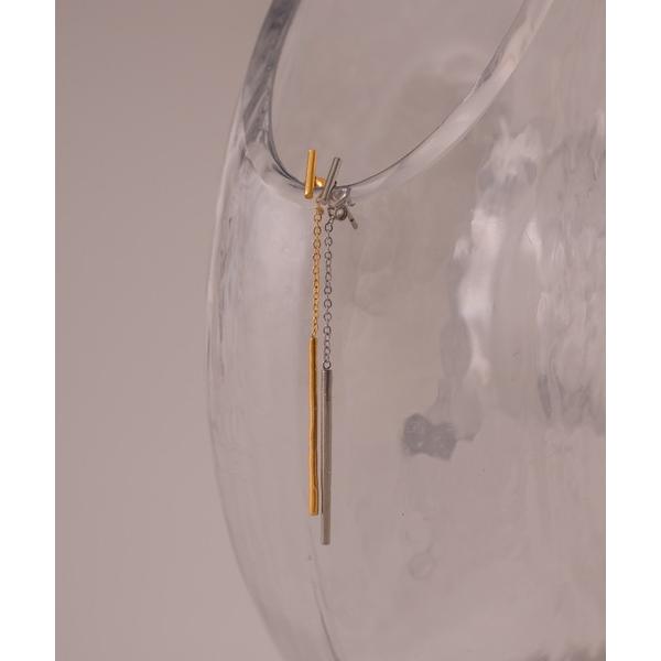 ※このアイテムは返品・交換対象外商品です。ZOZO問い合わせ番号:97594744ショップ:euphoria，ユーフォリアブランド:muku，ムク，NEUNA，ヌナ商品名:PIERCE/2 WAY SWAY CHAINカテゴリ:アクセサリー...