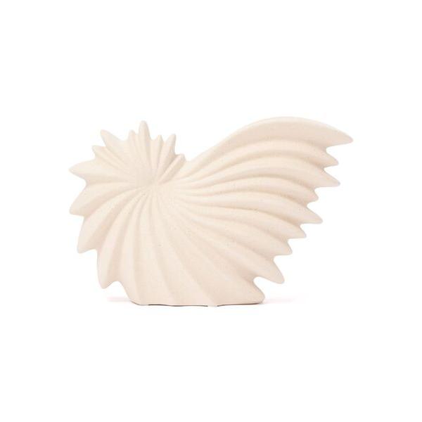 ZOZO問い合わせ番号:97594959ショップ:Francfranc，フランフランブランド:Francfranc，フランフラン商品名:セラミック シェル フラワーベース ナチュラルカテゴリ:インテリア>フラワーベースブランド品番:1...