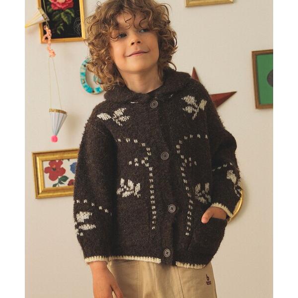 『タイムセール実施中』ZOZO問い合わせ番号:97595464ショップ:BEAMS WOMEN，ビームスウィメンブランド:こども ビームス，コドモビームス商品名:ブークレ  ジャカード カーディガン 2025FW（100〜150cm）カテゴ...