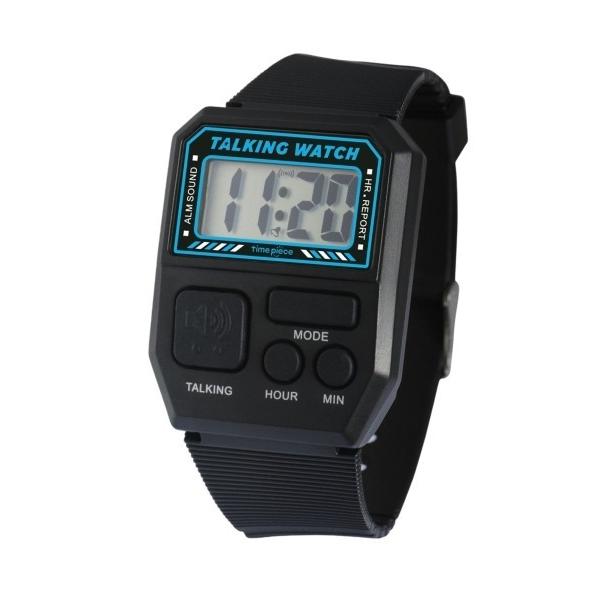 ZOZO問い合わせ番号:97596012ショップ:Rora，ローラブランド:BACKYARD FAMILY，バックヤードファミリー商品名:Time Piece 腕時計 トーキングウォッチ TPW101Tカテゴリ:腕時計>デジタル腕時計...