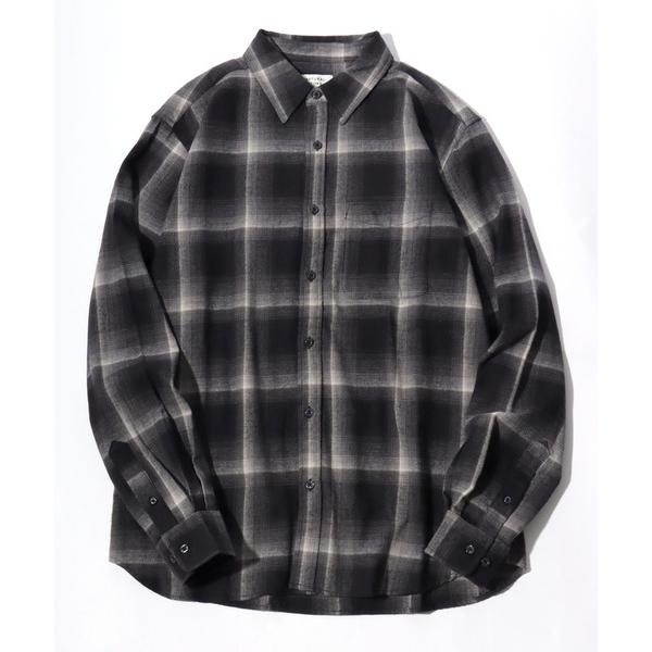 『タイムセール実施中』ZOZO問い合わせ番号:97596322ショップ:MARUKAWA，マルカワブランド:MARUKAWA，マルカワ商品名:2025AW USAコットン オンブレネルチェック レギュラーカラーシャツ 薄手 長袖 メンズ レ...