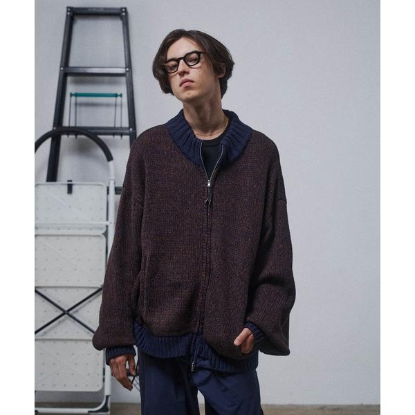 『セール実施中』ZOZO問い合わせ番号:97597106ショップ:IF Div.，アイエフディビジョンブランド:THE BOLDMAN，ザ ボールドマン商品名:Knit Nylon Blouson / ニットナイロンブルゾンカテゴリ:トップ...