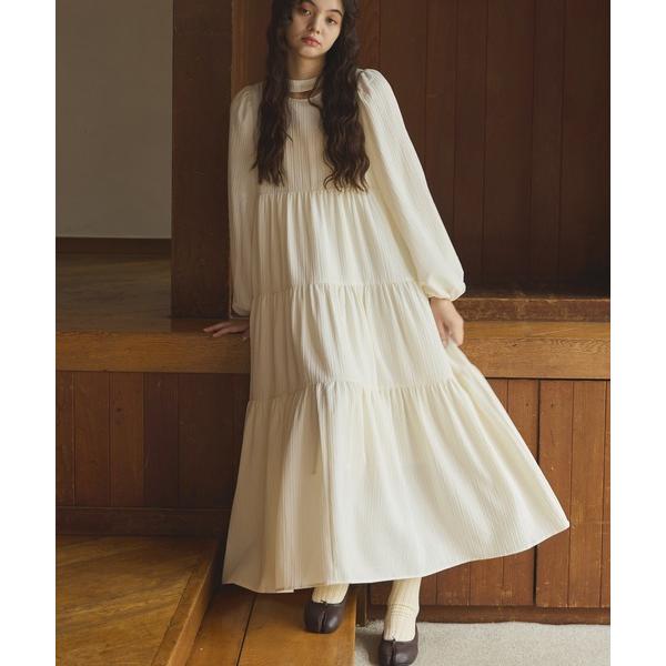 ZOZO問い合わせ番号:97597298ショップ:IF Div.，アイエフディビジョンブランド:OLUN，オルン商品名:Drape long tiered onepiece/ドレープロングティアードワンピースカテゴリ:ワンピース/ドレス&g...