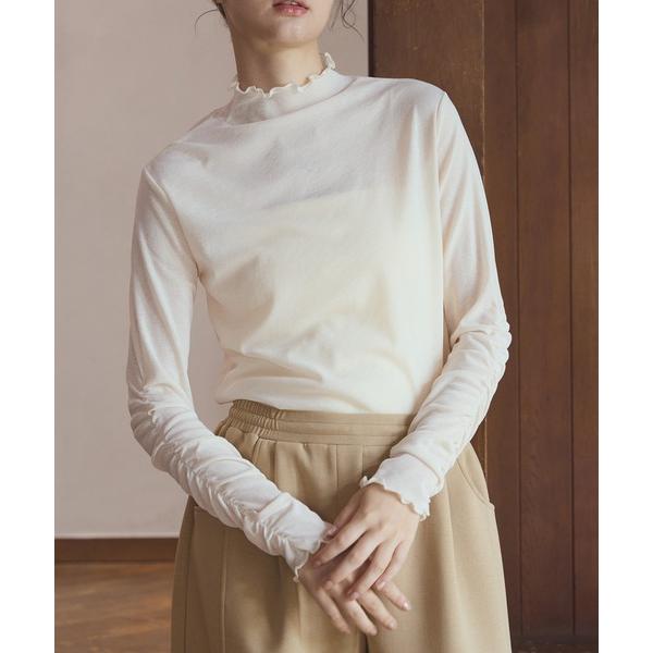 ZOZO問い合わせ番号:97597402ショップ:IF Div.，アイエフディビジョンブランド:OLUN，オルン商品名:Sheer mellow inner tops / シアーメロウインナートップスカテゴリ:トップス>Tシャツ/カッ...