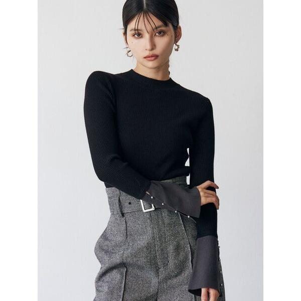 『セール実施中』ZOZO問い合わせ番号:97597471ショップ:MURUA，ムルーアブランド:MURUA，ムルーア商品名:フレアスリーブアクセントニットカテゴリ:トップス>ニット/セーターブランド品番:012552606001素材:...