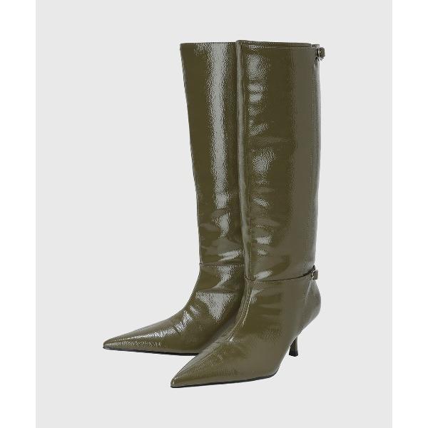 『セール実施中』ZOZO問い合わせ番号:97597607ショップ:JOSE MOON，ジョゼムーンブランド:JOSE MOON，ジョゼムーン商品名:BUCKLED LONG BOOTS/バックルロングブーツカテゴリ:シューズ>ブーツブ...