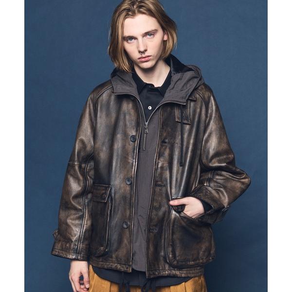 ZOZO問い合わせ番号:97597740ショップ:MAISON SPECIAL，メゾン スペシャルブランド:MAISON SPECIAL，メゾンスペシャル商品名:《UNISEX》Sheep Leather Front Button Sing...