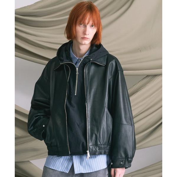 ZOZO問い合わせ番号:97597751ショップ:MAISON SPECIAL，メゾン スペシャルブランド:MAISON SPECIAL，メゾンスペシャル商品名:《UNISEX》Sheep Leather Stand Collar Blou...