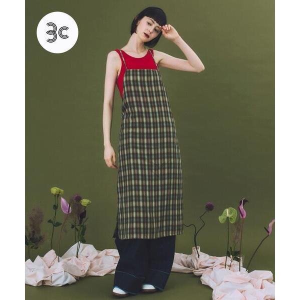 ZOZO問い合わせ番号:97599101ショップ:URBAN RESEARCH，アーバンリサーチブランド:THE GOODLAND MARKET，ザグッドランドマーケット商品名:cwtch　CHECK CAMI APRONカテゴリ:ワンピー...