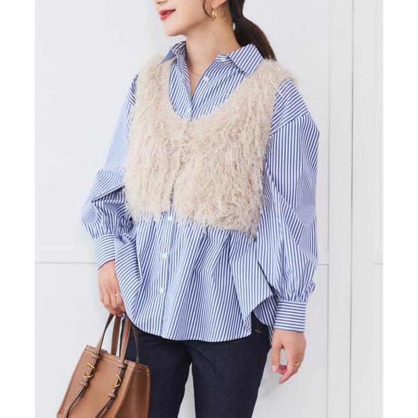 『タイムセール実施中』ZOZO問い合わせ番号:97599132ショップ:TITE IN THE STORE，ティテインザストアブランド:Sirin，シリン商品名:【ZOZO限定】フェザーニットショートベストカテゴリ:トップス>ベストブ...