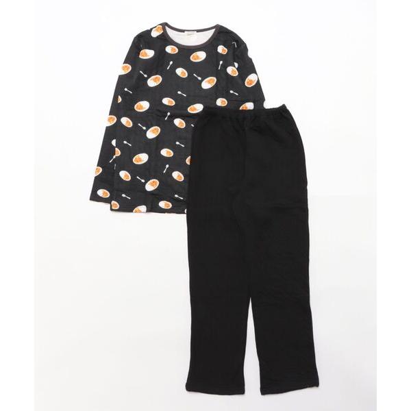 ZOZO問い合わせ番号:97599300ショップ:こどもの森e-shop，コドモノモリイーショップブランド:Kids Foret，キッズフォーレ商品名:【ジュニアあり】綿100％　食べ物総柄キルト長袖パジャマカテゴリ:ルームウェア>ル...