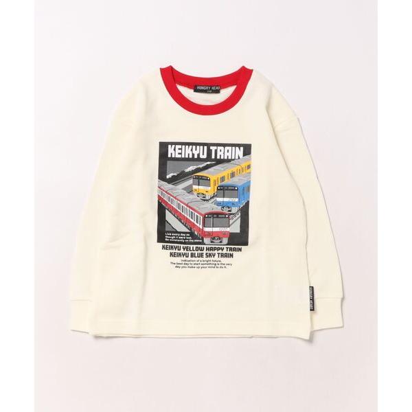 『セール実施中』ZOZO問い合わせ番号:97599322ショップ:こどもの森e-shop，コドモノモリイーショップブランド:hungry heart，ハングリーハート商品名:京急電鉄電車プリント裏毛トレーナーカテゴリ:トップス>スウェ...