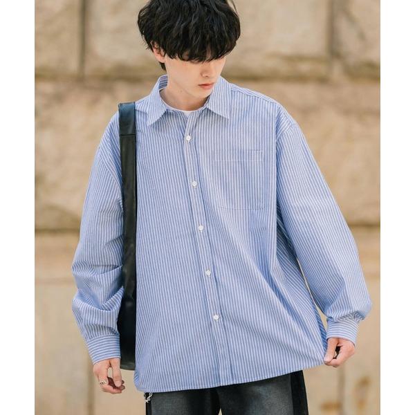 『タイムセール実施中』ZOZO問い合わせ番号:97599355ショップ:Rocky Monroe，ロッキーモンローブランド:Rocky Monroe，ロッキーモンロー商品名:オーバーサイズTCブロード胸ポケット付きレギュラーカラー長袖シャツ...