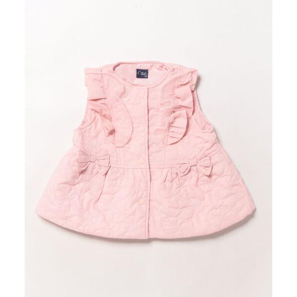 『セール実施中』ZOZO問い合わせ番号:97599374ショップ:こどもの森e-shop，コドモノモリイーショップブランド:Crescent，クレッセント商品名:２５ＣＳリボンキルトベストカテゴリ:トップス>ベストブランド品番:N64...