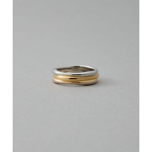 ZOZO問い合わせ番号:97629765ショップ:ete，エテブランド:ete，エテ商品名:[トリカラー] ニュアンス リングカテゴリ:アクセサリー>リングブランド品番:810383素材:SV925+プラチナ/イエローゴールド/ミスト...