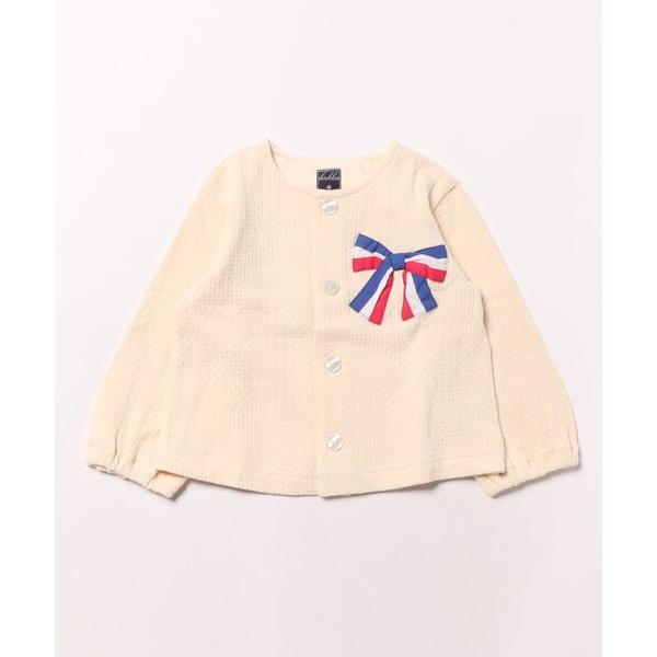 『セール実施中』ZOZO問い合わせ番号:97629993ショップ:HAKKA，ハッカブランド:hakka baby，ハッカベビー商品名:[ベビー]トリコロールリボンカーディガンカテゴリ:トップス>カーディガン/ボレロブランド品番:30...