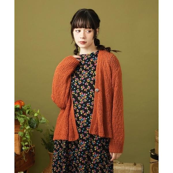 『セール実施中』ZOZO問い合わせ番号:97630166ショップ:Jocomomola，ホコモモラブランド:Jocomomola，ホコモモラ商品名:チュールヤーンニットカーディガンカテゴリ:トップス>カーディガン/ボレロブランド品番:...