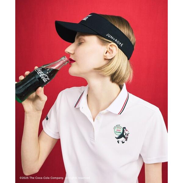 『タイムセール実施中』ZOZO問い合わせ番号:97630456ショップ:ROPE'，ロぺブランド:Coca Cola，コカコーラ，JUN&amp;ROPE'，ジュンアンドロペ商品名:コカ・コーラ バイザーカテゴリ:帽子>サンバイザーブ...