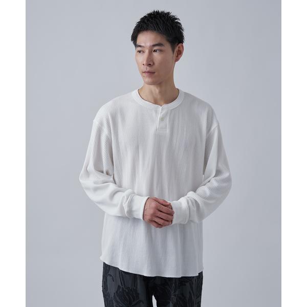 『セール実施中』ZOZO問い合わせ番号:97630594ショップ:JOINT WORKS，ジョイントワークスブランド:B.C STOCK，ベーセーストック商品名:【ANTS ＆ ELEPHANTS】ワッフル ヘンリーネック ロングスリーブT...