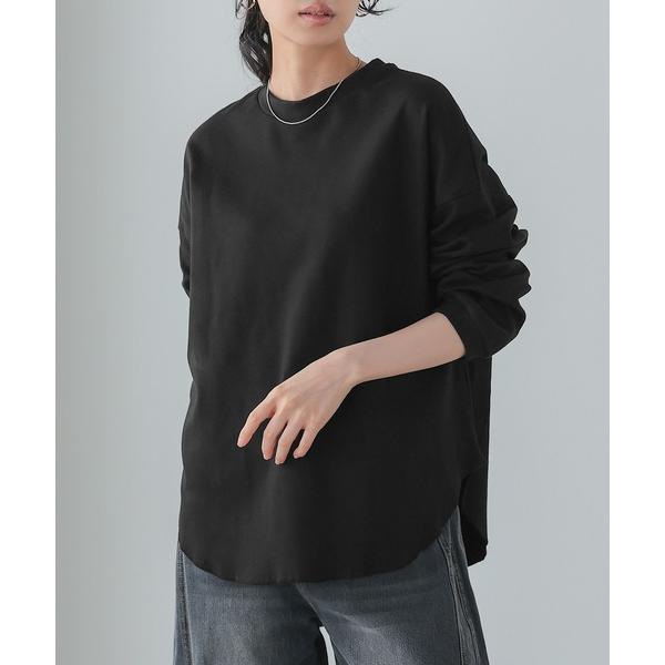 ZOZO問い合わせ番号:97632214ショップ:210nouve，トゥージュヌーブブランド:itto...，イット商品名:ラウンドヘムジャガードコットンカットソーカテゴリ:トップス>Tシャツ/カットソーブランド品番:to-im-82...