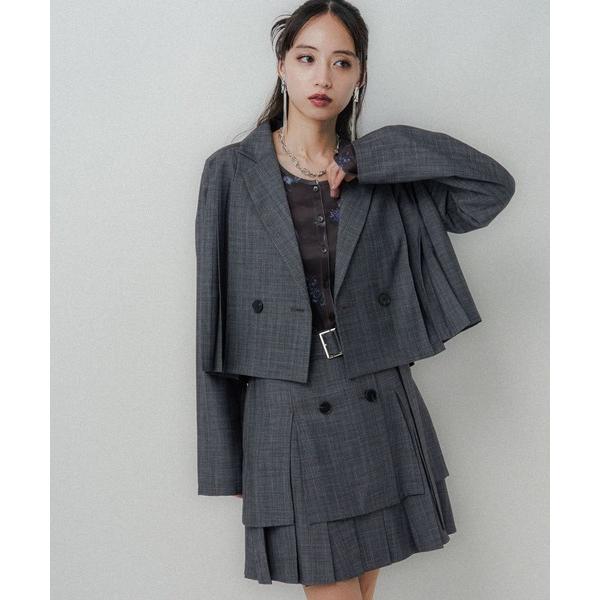 『タイムセール実施中』ZOZO問い合わせ番号:97632389ショップ:HARE，ハレブランド:HARE，ハレ商品名:2Pメランジショートジャケット＊スカパン(HARE)カテゴリ:ジャケット/アウター>セットアップブランド品番:583...