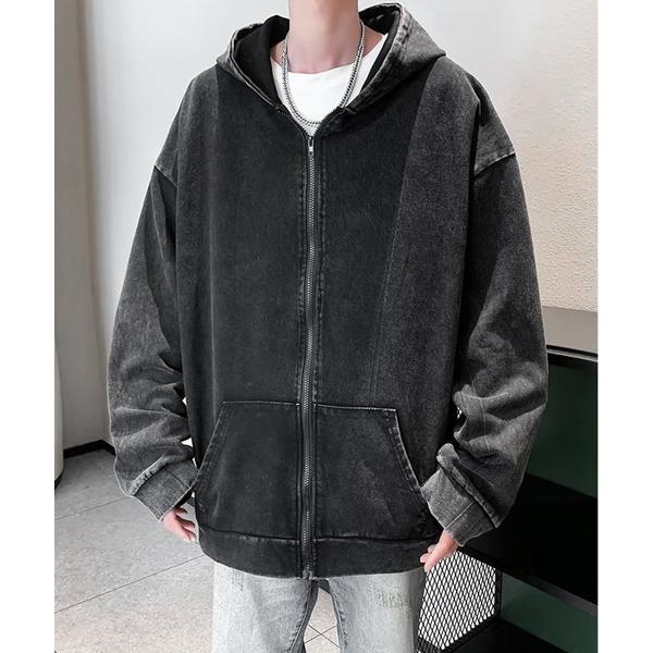 『タイムセール実施中』ZOZO問い合わせ番号:97632456ショップ:BUFFALO BOBS，バッファローボブズブランド:JOHNNY WOLF，ジョニーウルフ商品名:EULA アシッドウォッシュ オーバーサイズ ジップアップ パーカー...