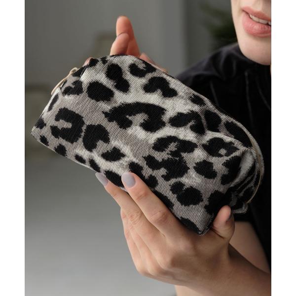 『タイムセール実施中』ZOZO問い合わせ番号:97632687ショップ:ZAKKA-BOX，ザッカボックスブランド:ZAKKA-BOX，ザッカボックス商品名:レオパードメイクポーチカテゴリ:財布/小物>ポーチブランド品番:202508...