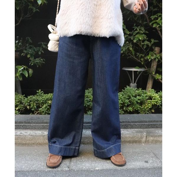 『タイムセール実施中』ZOZO問い合わせ番号:97632910ショップ:cross marche，クロスマルシェブランド:CROSS FUNCTION，クロスファンクション商品名:《撥水》FRESH DENIM デニムワイドバギーパンツ【C...