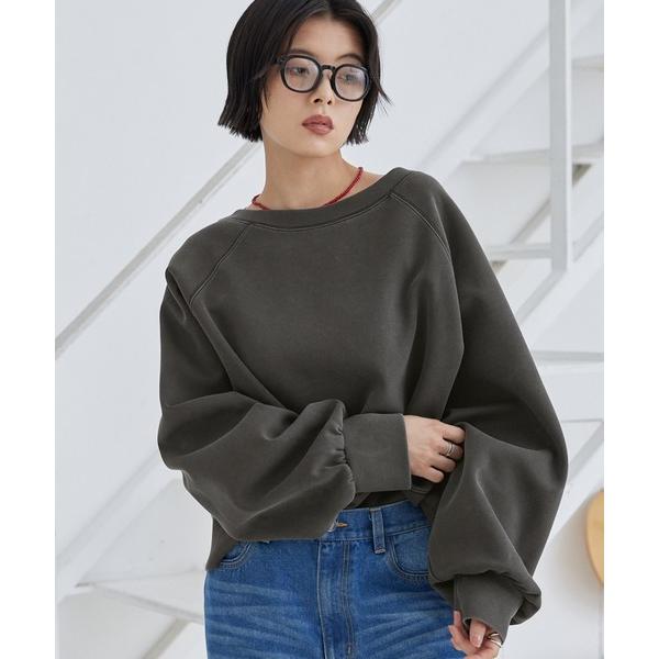 『タイムセール実施中』ZOZO問い合わせ番号:97633670ショップ:MONO-MART，モノマートブランド:MONO-MART，モノマート商品名:【選べる着丈】ピグメントボートネックオーバーサイズダンボールスウェットカテゴリ:トップス&...