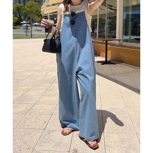 『タイムセール実施中』ZOZO問い合わせ番号:97633804ショップ:kobelettuce，コウベレタスブランド:KOBE LETTUCE，コウベレタス商品名:前後2wayデニムオールインワンカテゴリ:オールインワン・サロペット>...