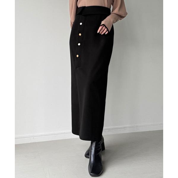 『タイムセール実施中』ZOZO問い合わせ番号:97633833ショップ:JUNOAH，ジュノアブランド:JUNOAH，ジュノア商品名:ボタンスリットIラインスカート（裏地なし）カテゴリ:スカート>スカートブランド品番:fram0418...