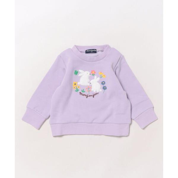 『セール実施中』ZOZO問い合わせ番号:97634192ショップ:こどもの森e-shop，コドモノモリイーショップブランド:moujonjon，ムージョンジョン商品名:２５ＭＪタチキモウウサギＴＲカテゴリ:トップス>スウェットブランド...